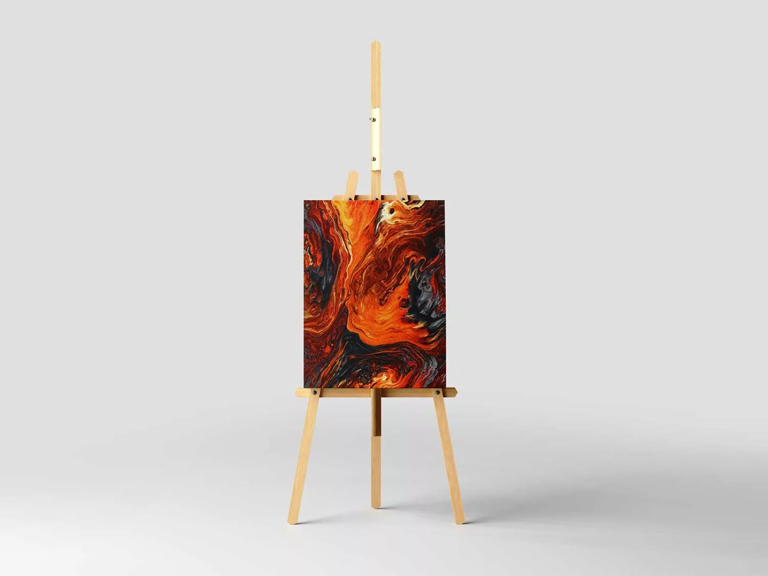 Canvas Mockup on Easel | The Free Mockup