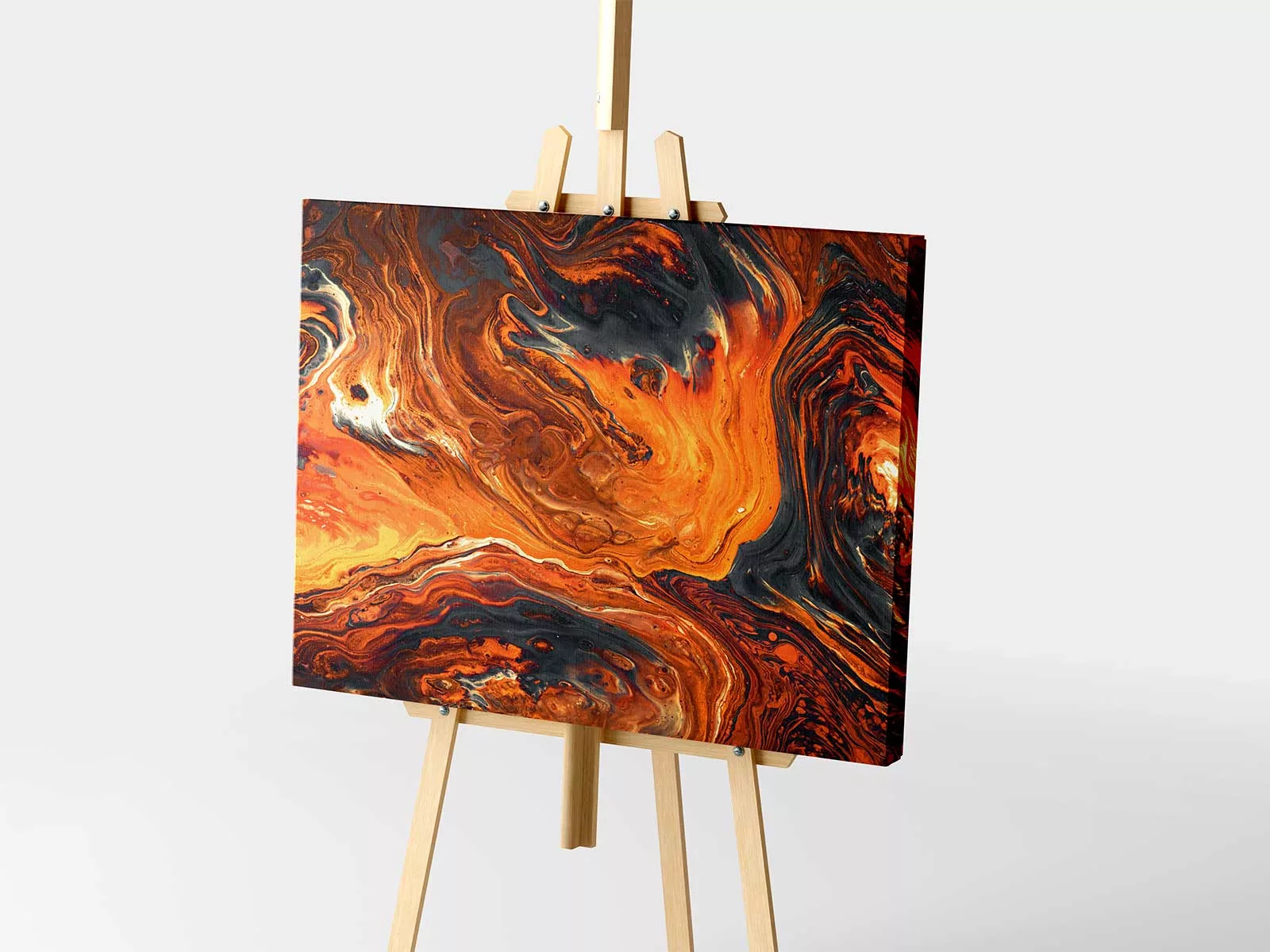 Canvas Mockup on Easel | The Free Mockup