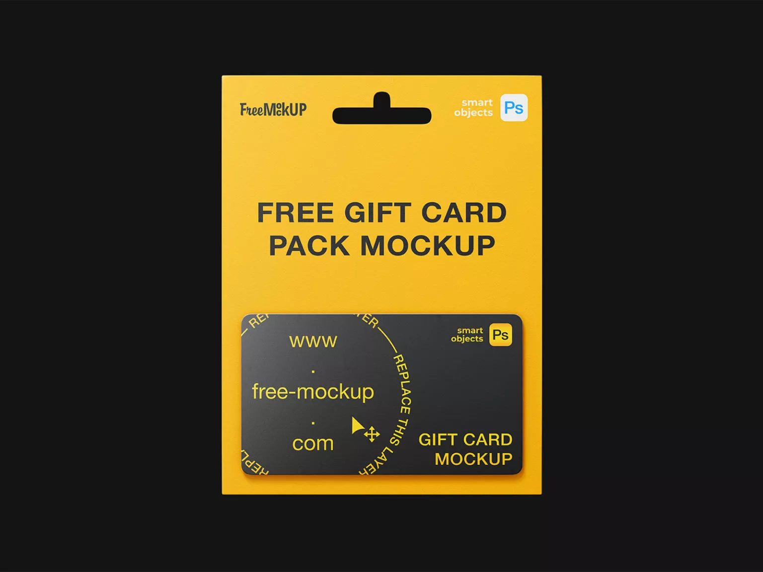 Gift Card Pack Mockup Set | The Free Mockup