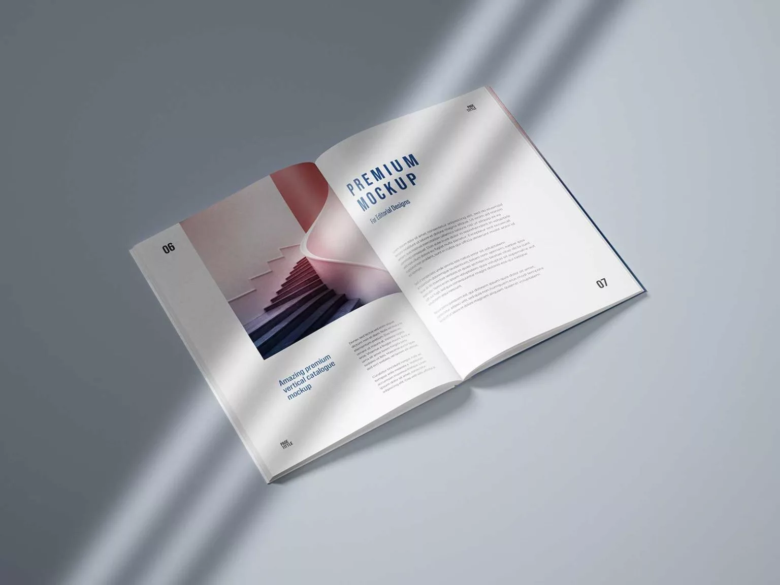 Open Book Mockup | The Free Mockup