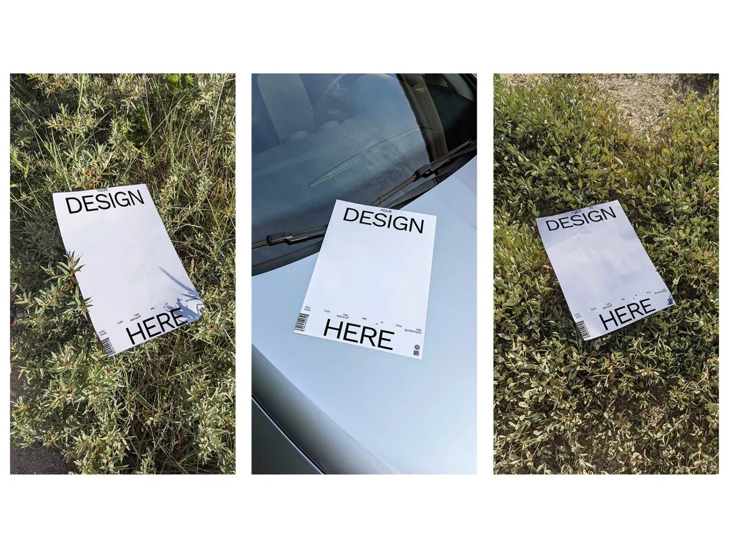 Paper/Poster Mockup Set | The Free Mockup