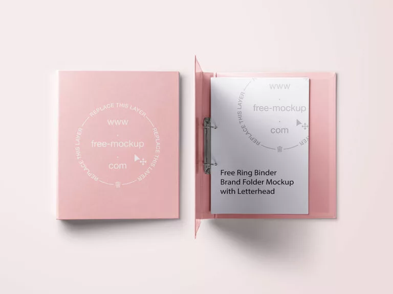 Folder mockup | The Free Mockup