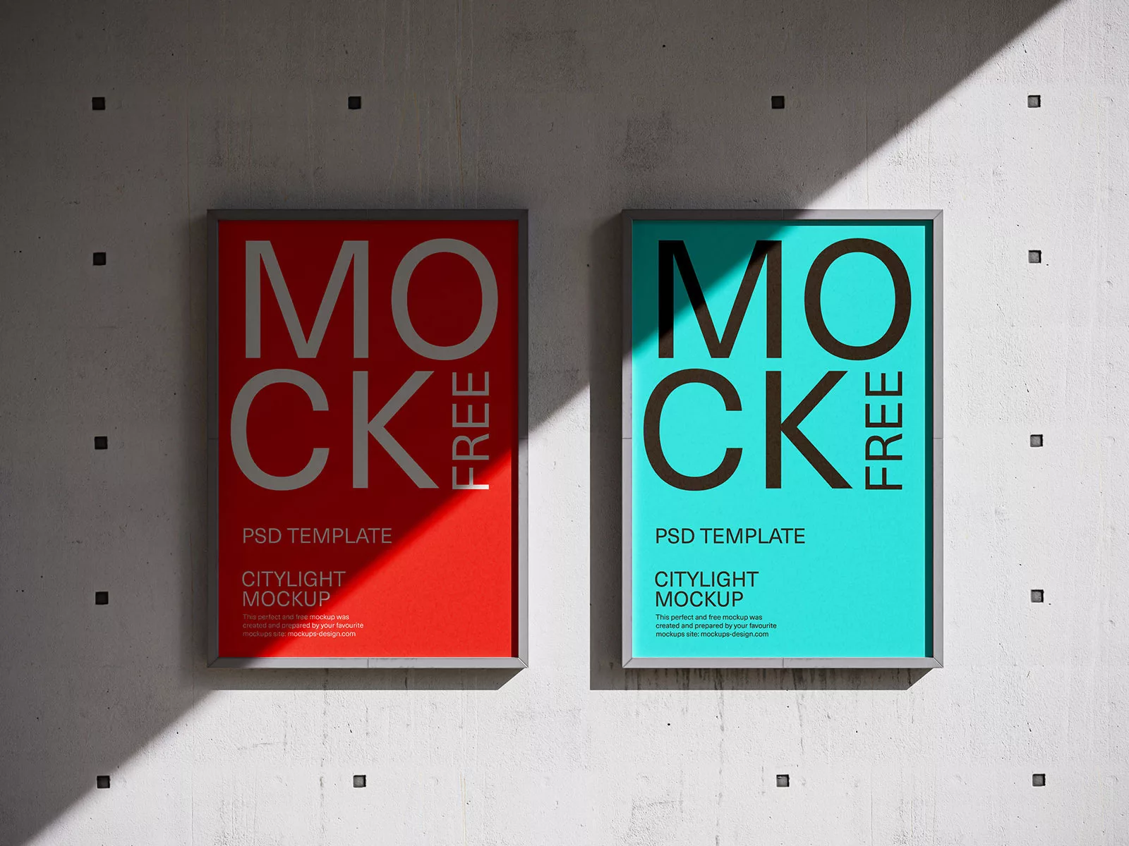 Urban Citylight Poster Mockup (PSD) | The Free Mockup