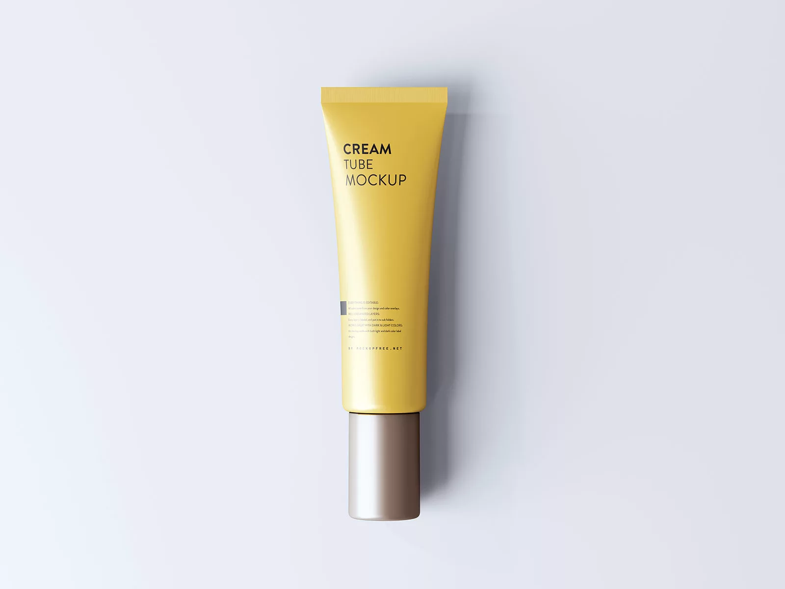 Screw Cap Cream Tube Mockup | The Free Mockup