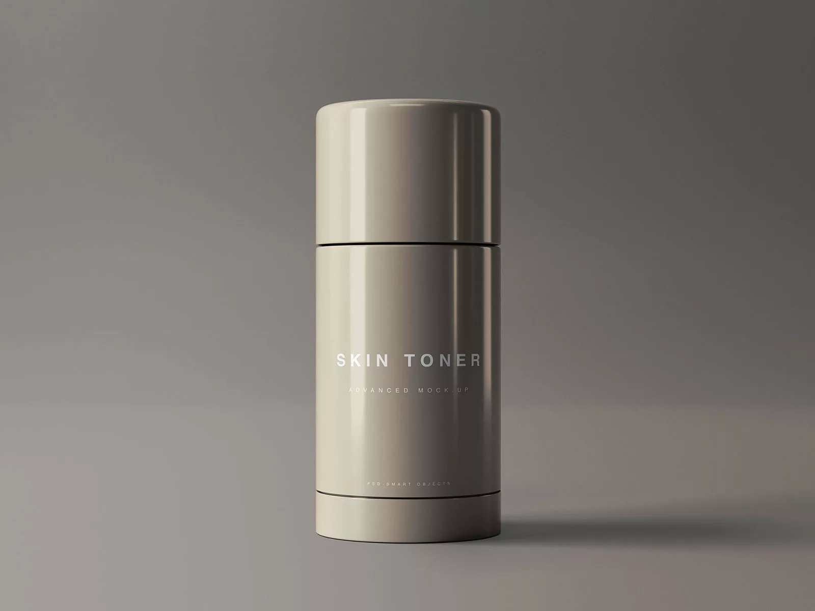 Skin Toner Cosmetic Packaging Mockup | The Free Mockup