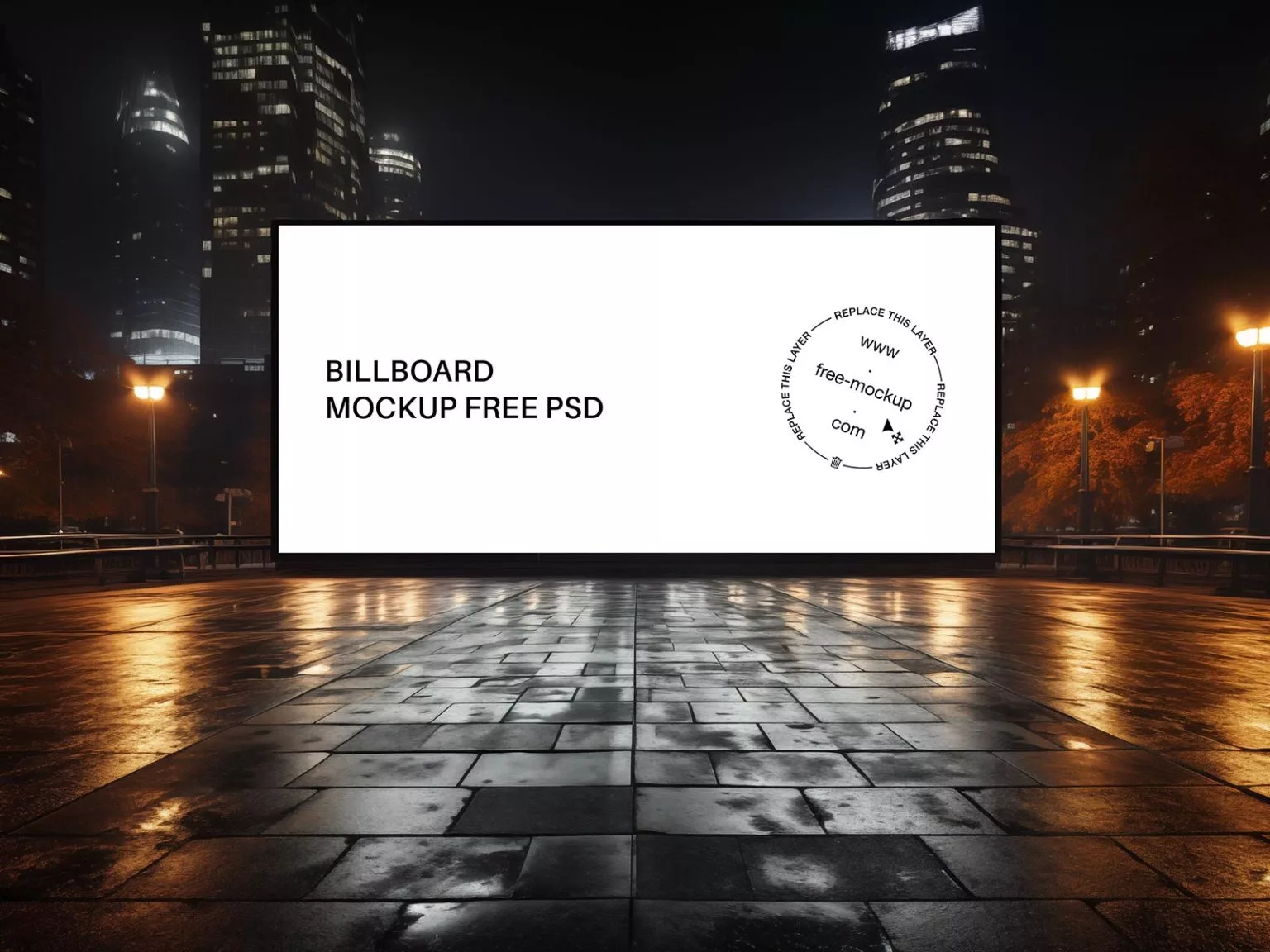 Billboard Mockup PSD | The Free Mockup