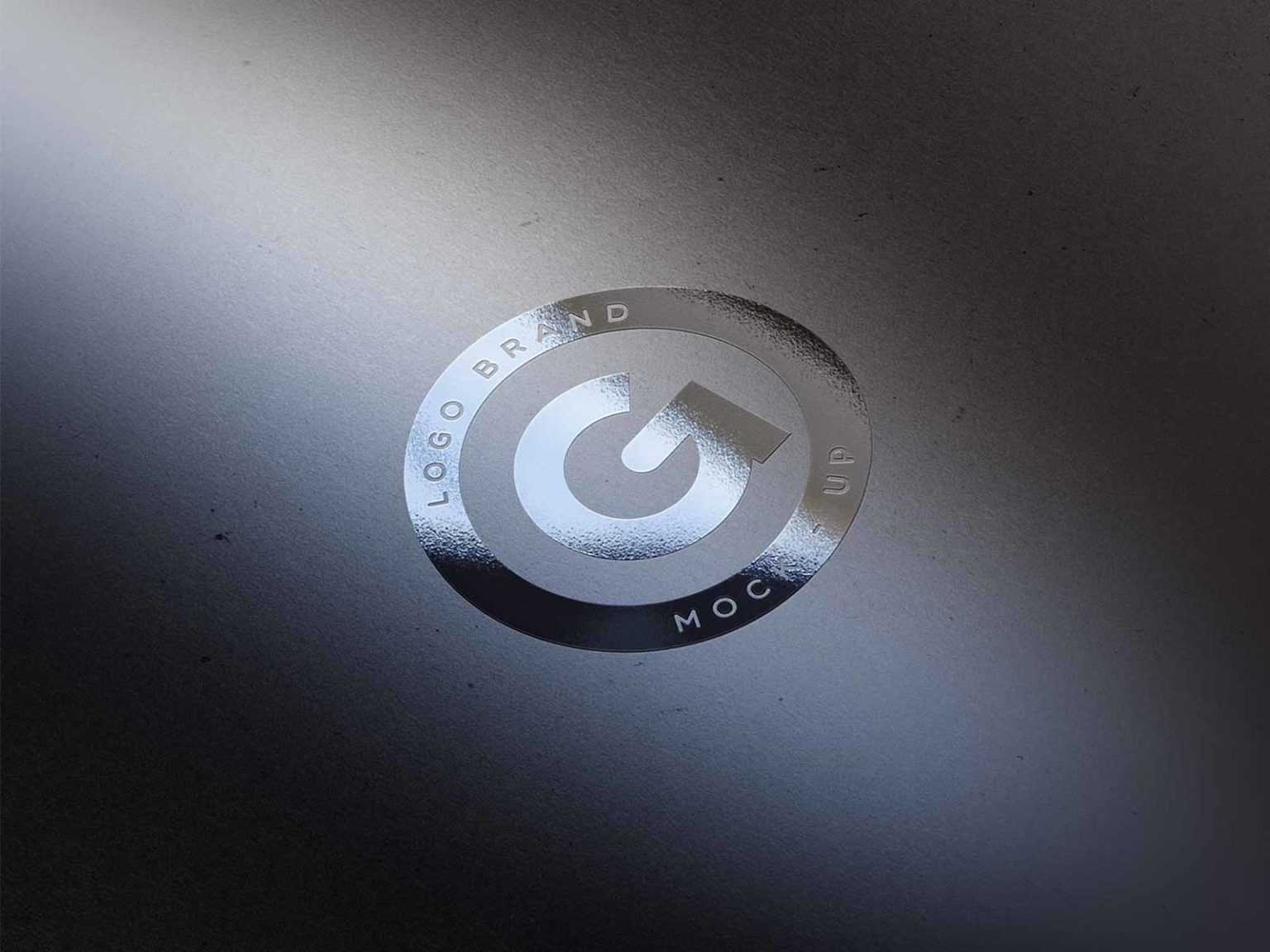 Branding Spot UV Logo Mockup