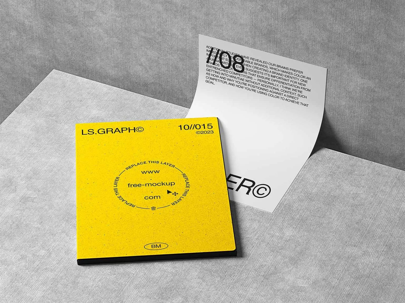 Folder mockup | The Free Mockup