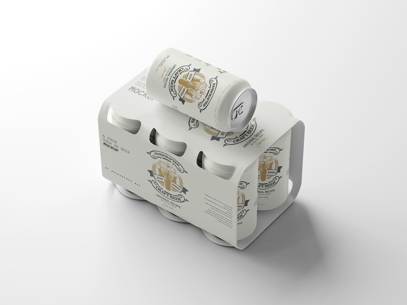 Can Drink Packaging Mockups | Free Mockup