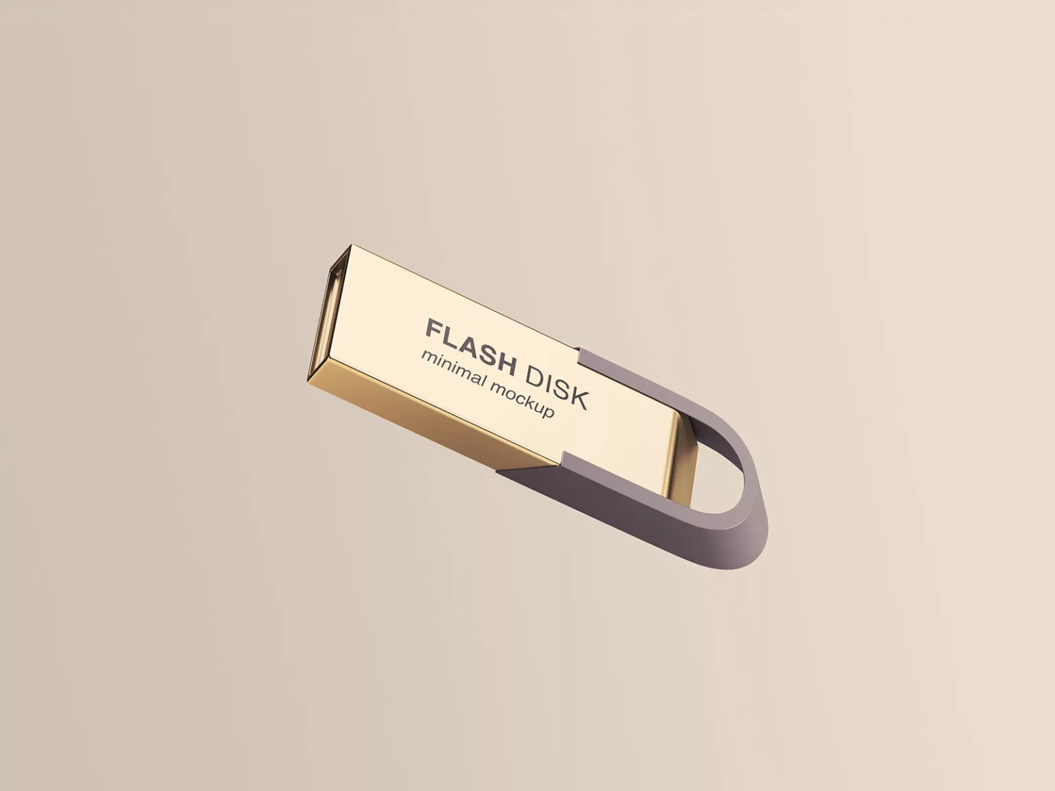 Flash Disk Mockup (PSD) | The Free Mockup