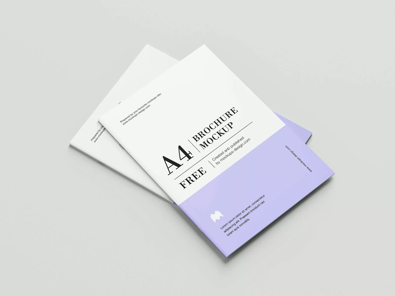 Stationery A4 Brochure Free Mockups | The Free Mockup