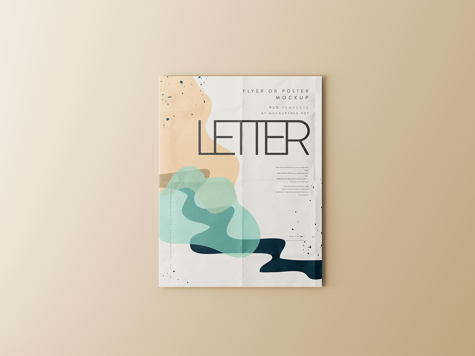 US Letter-Size Flyer/Poster Mockups | Free Mockup