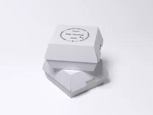 Burger Box Mockup Packaging | The Free Mockup