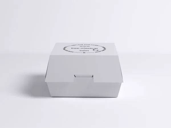 Burger Box Mockup Packaging | The Free Mockup