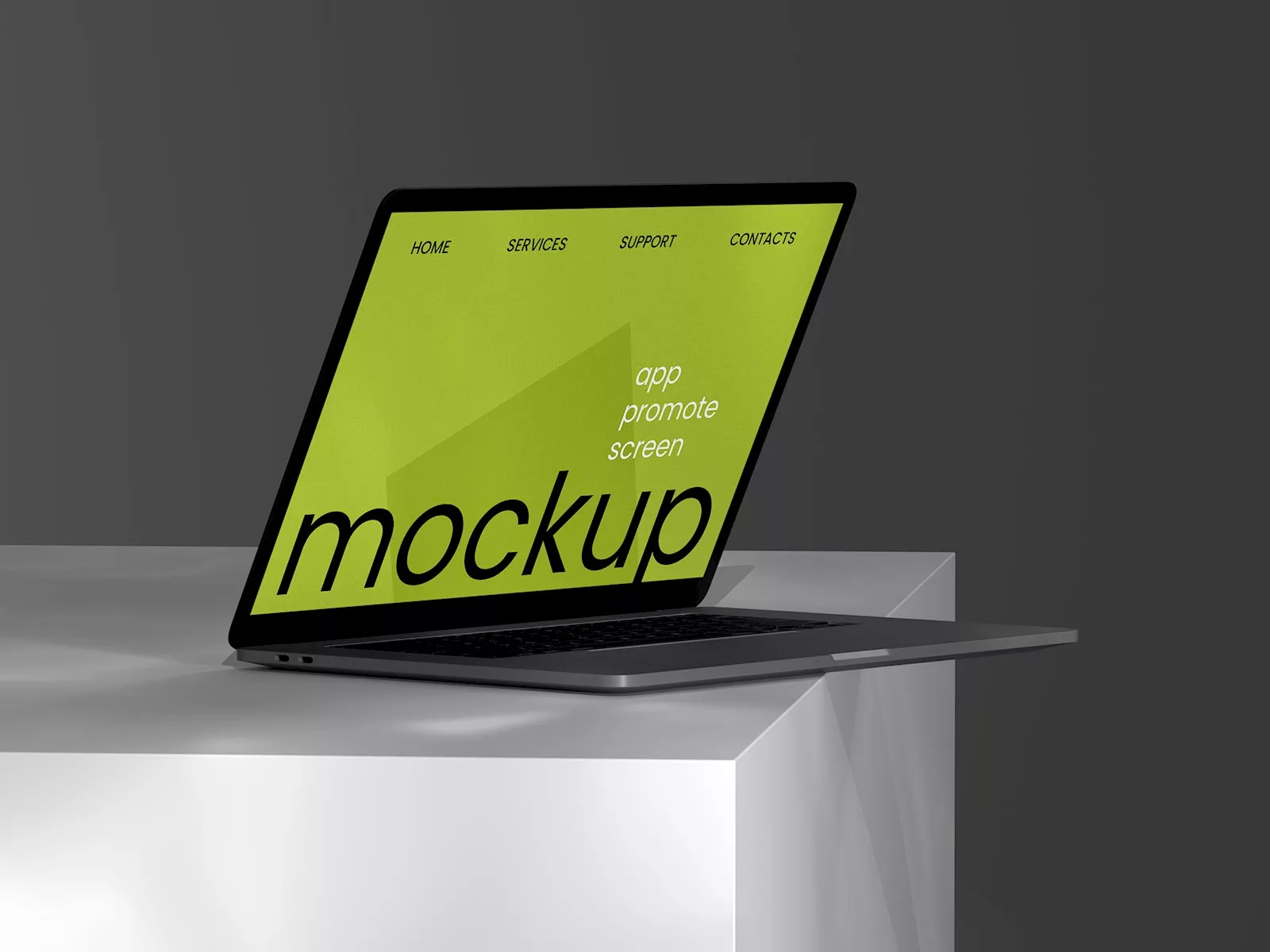MacBook Laptop Mockup Presentation | 8 Scenes | The Free Mockup