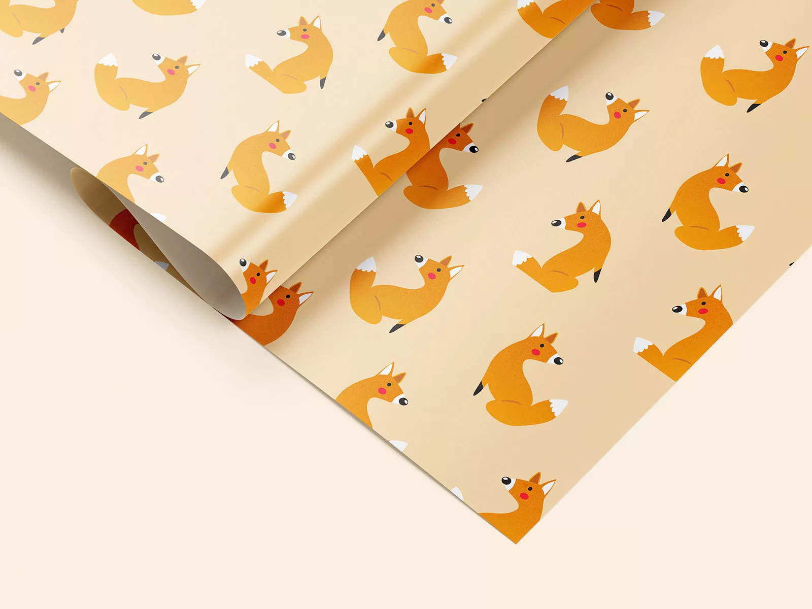 Wrapping Paper Mockup | The Free Mockup
