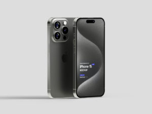 iPhone 15 Pro UI Mockup Set | The Free Mockup