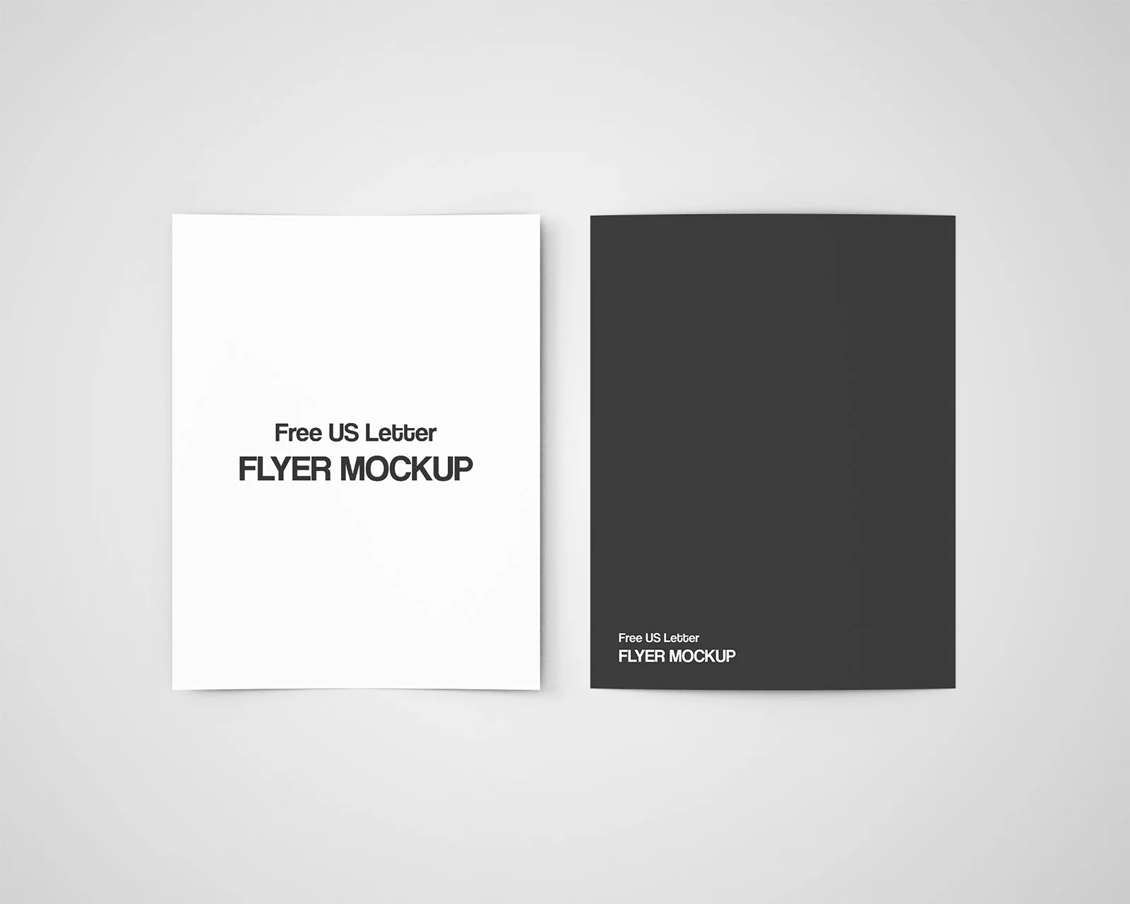 US Letter Flyer Mockup | The Free Mockup