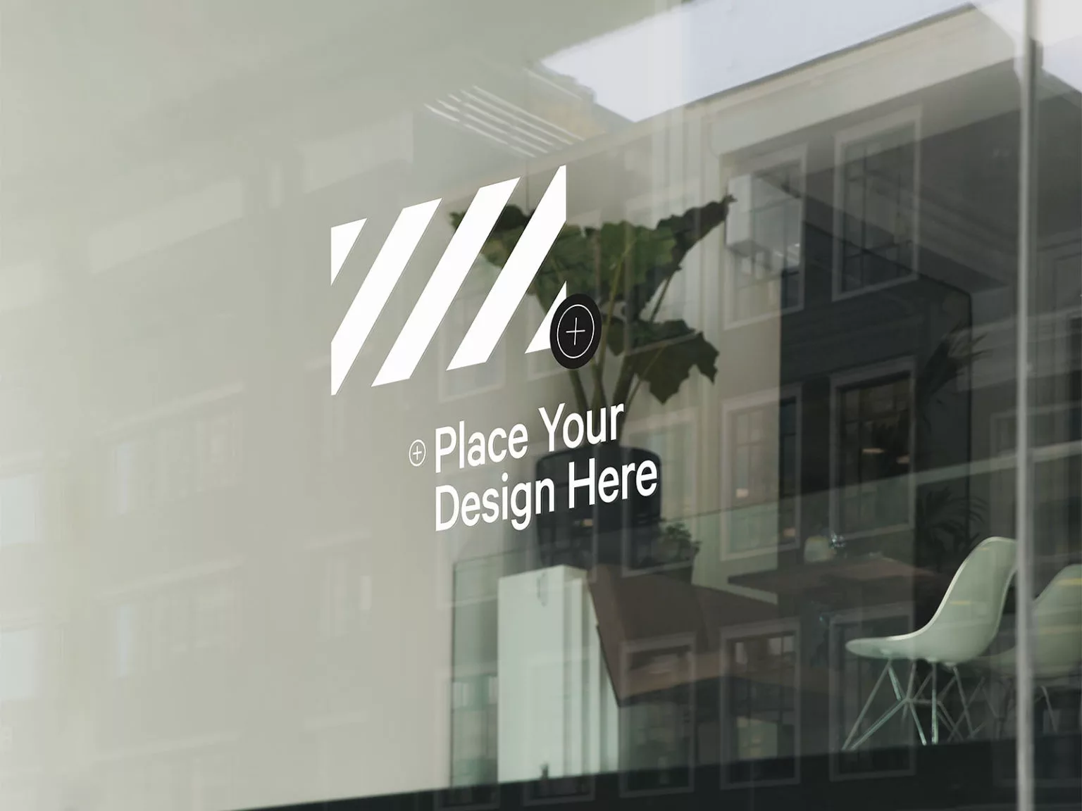 Store Window Sign / Logo Mockup | The Free Mockup