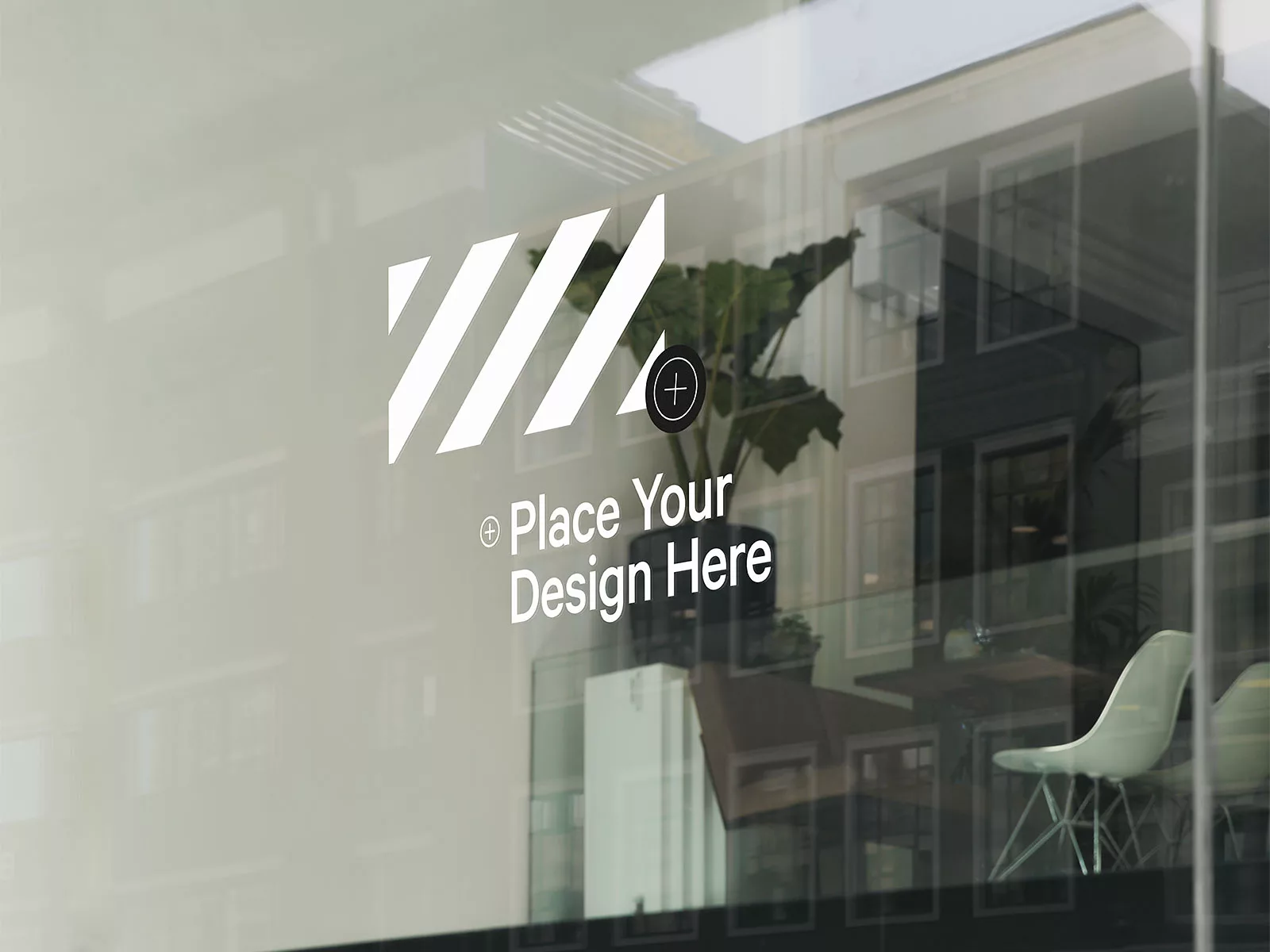 Store Window Sign / Logo Mockup | The Free Mockup