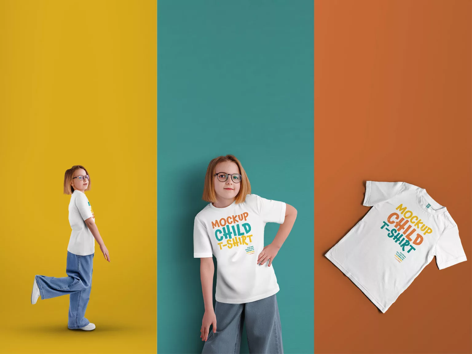 Kid's T-Shirt Mockup | Free Mockup