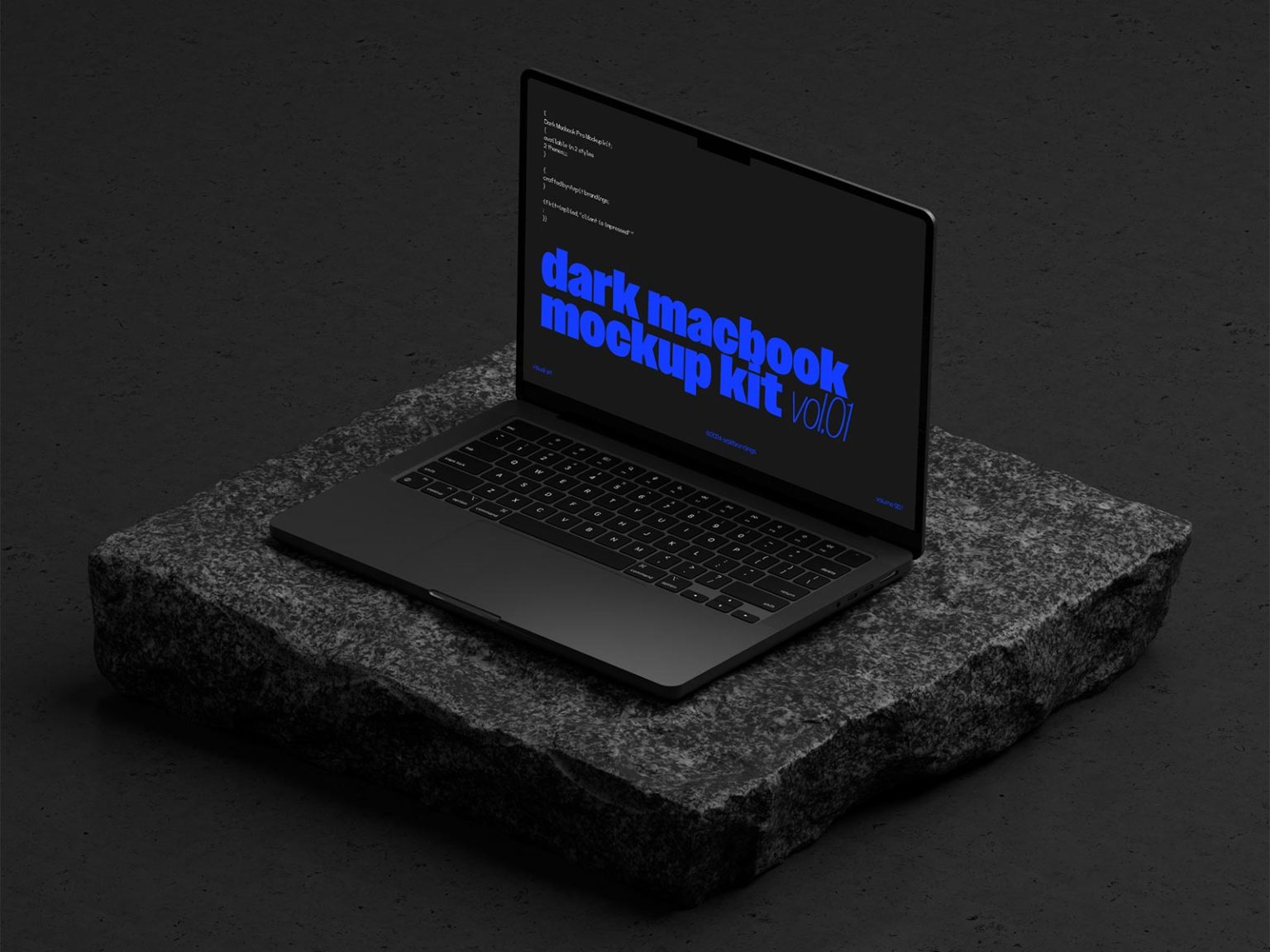 MacBook Pro Mockup – Light & Dark Scenes | The Free Mockup