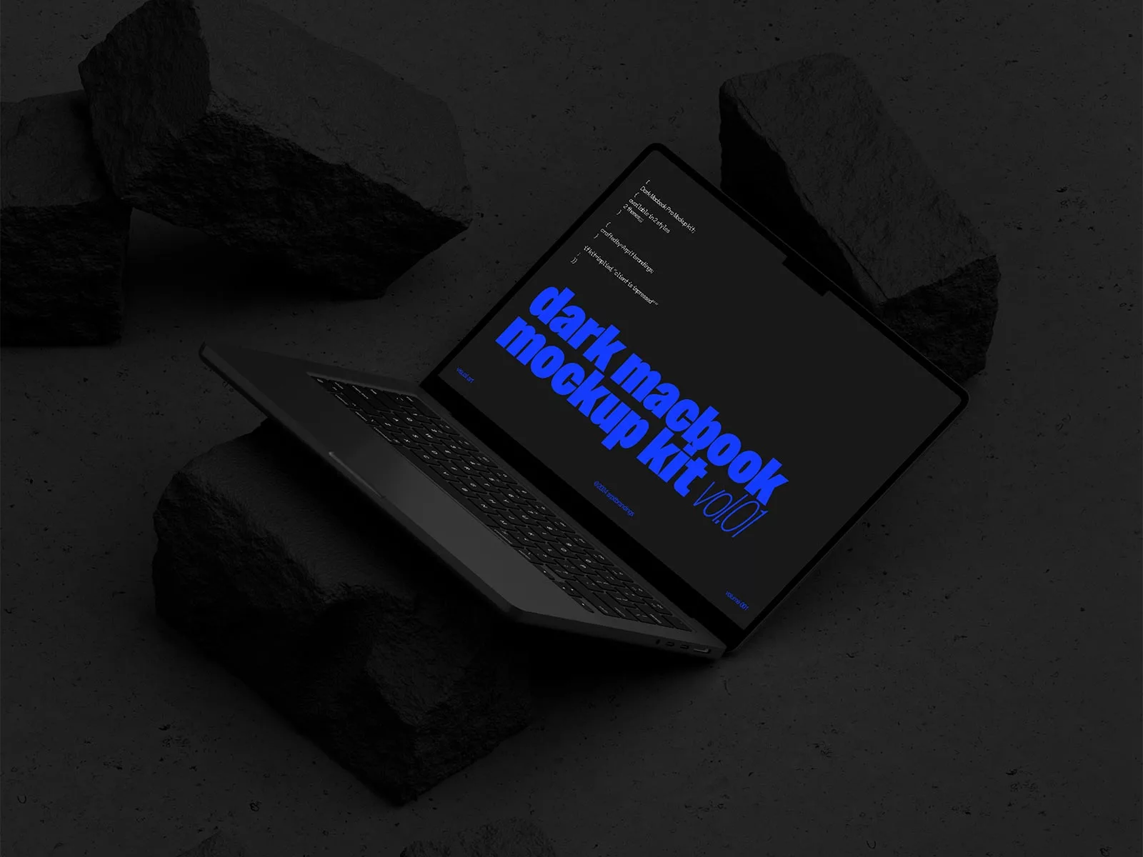MacBook Pro free mockup – light & dark scenes | The Free Mockup