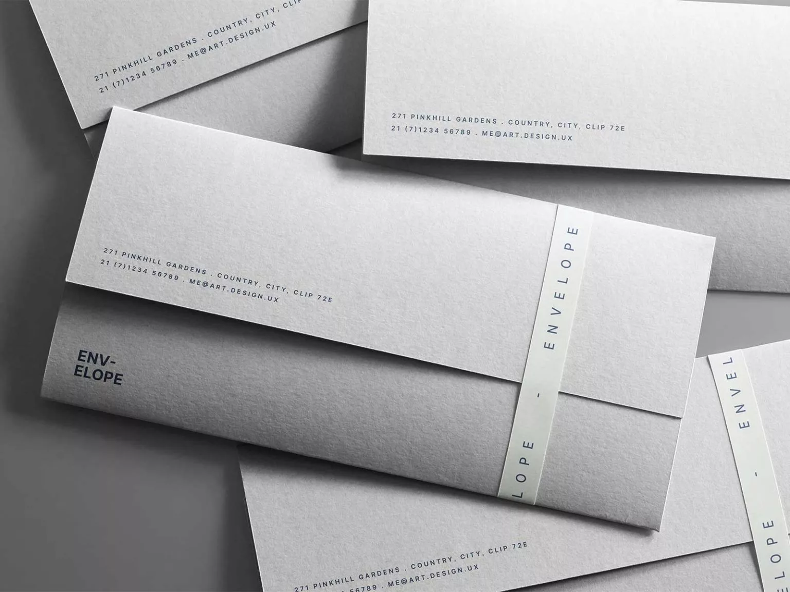 Envelope mockup free | The Free Mockup