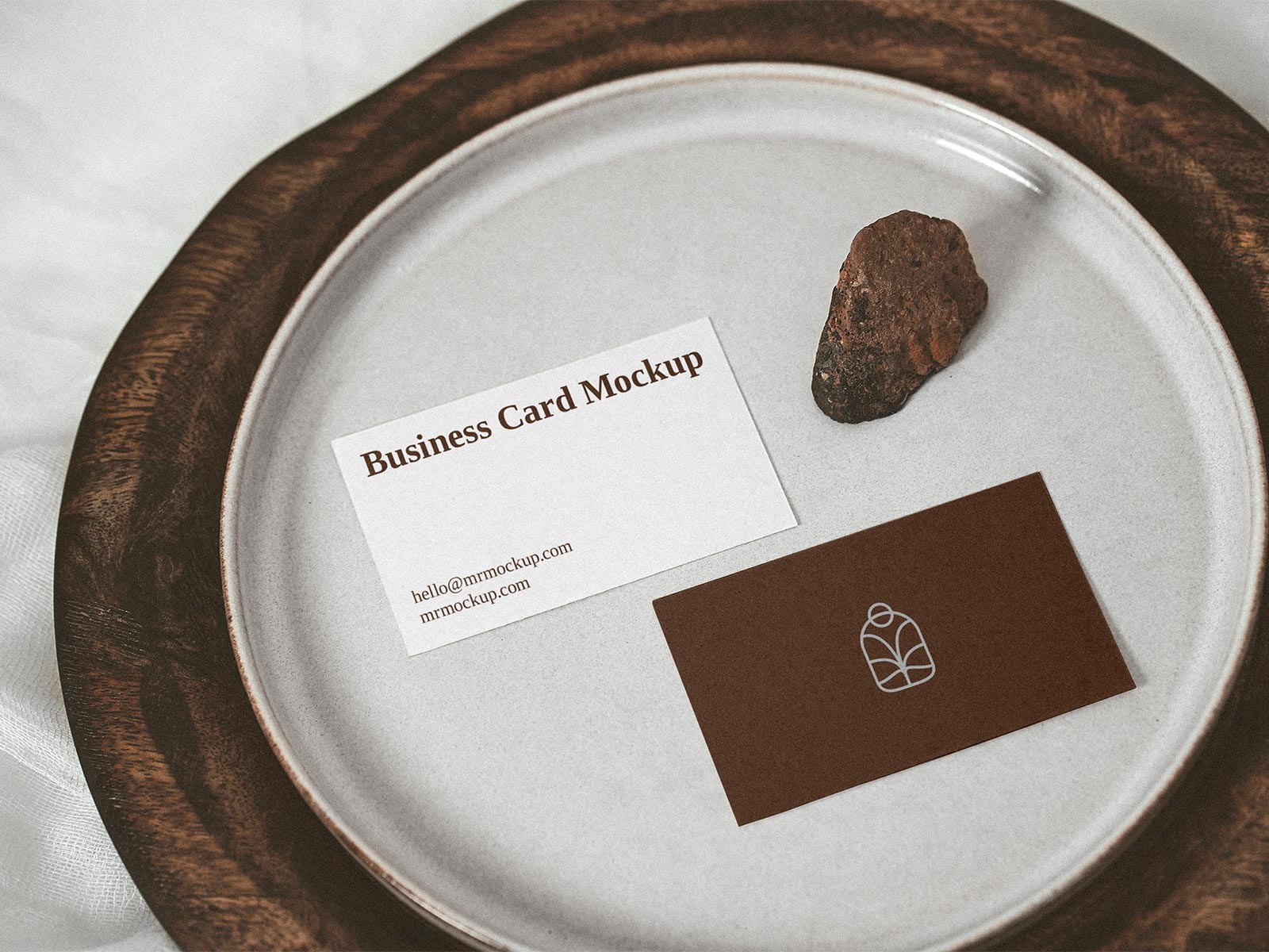 Stationery Business Card Mockup