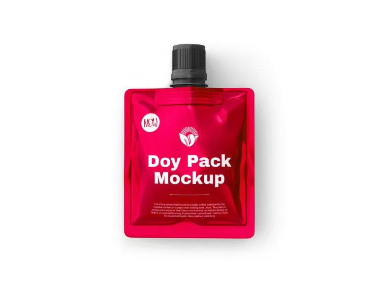 Doypack Pouch Mockup | The Free Mockup