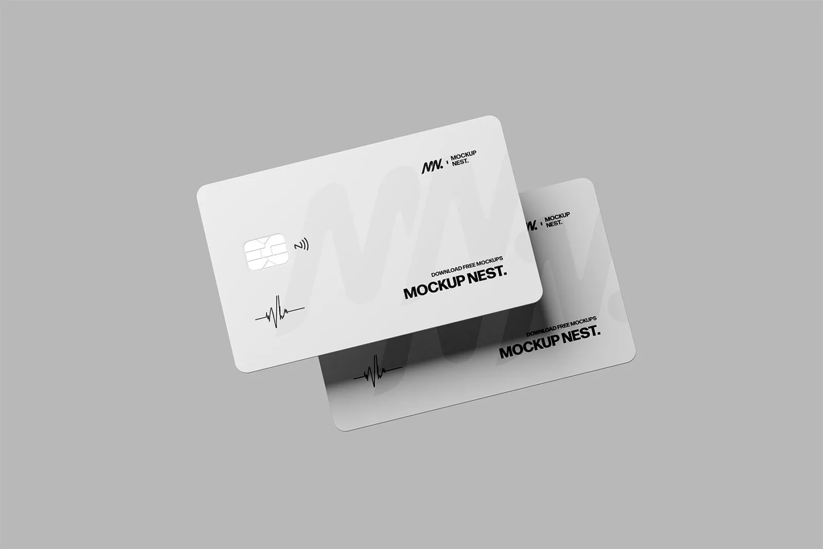 Floating Credit Card Mockups | The Free Mockup