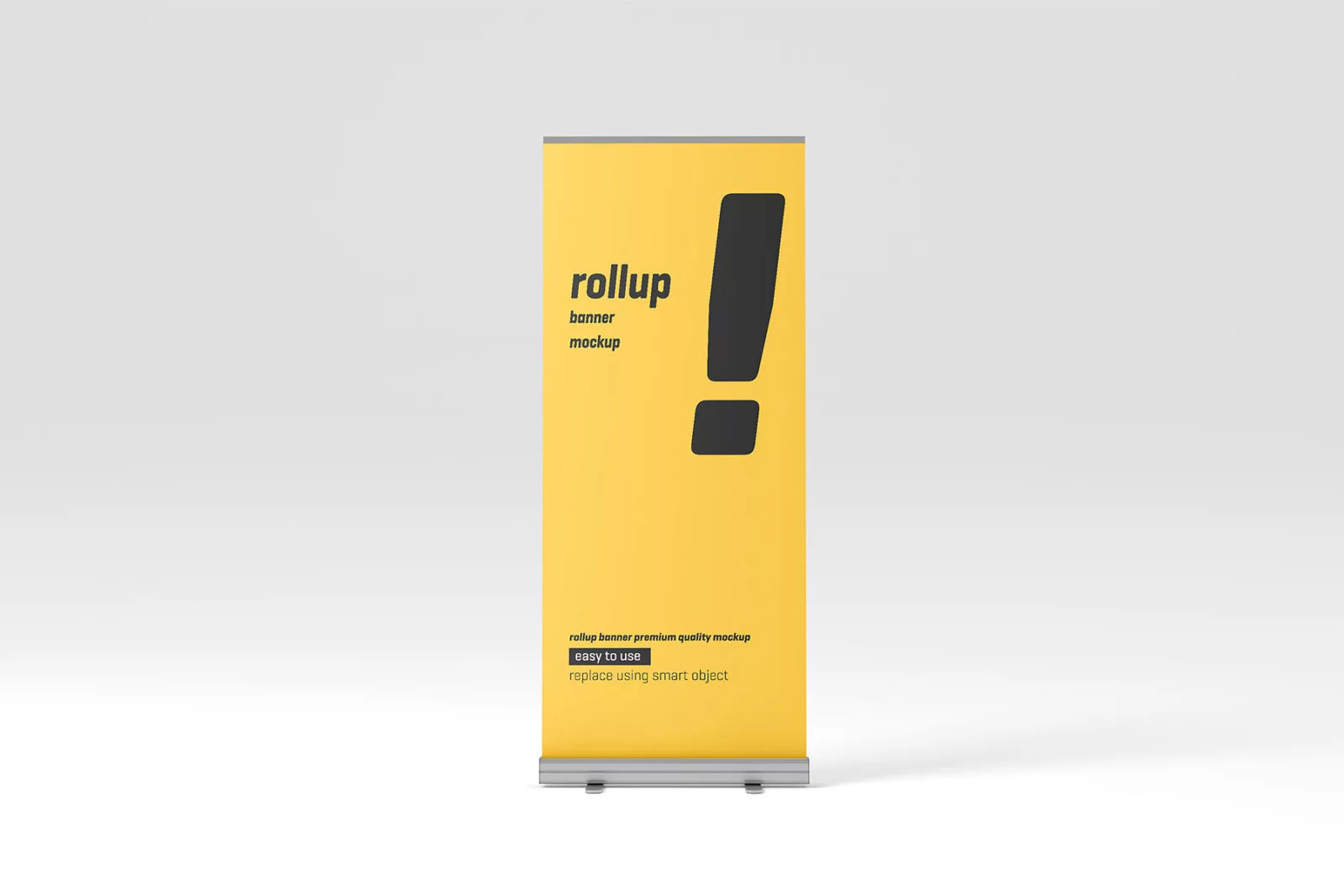 Roller Banner Mockup Set (PSD) | The Free Mockup
