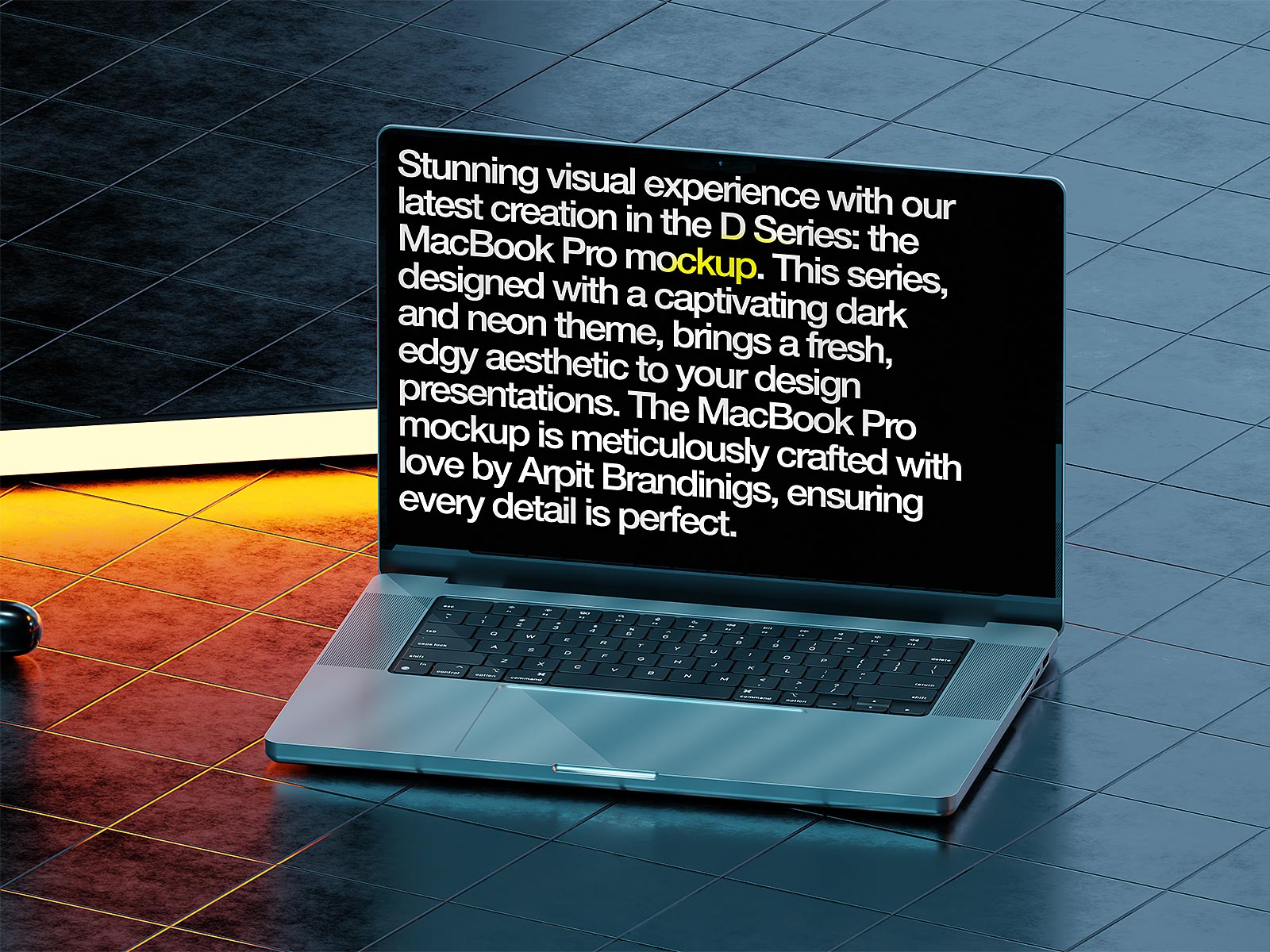 Laptop MacBook Pro Mockup Website Presentation | The Free Mockup