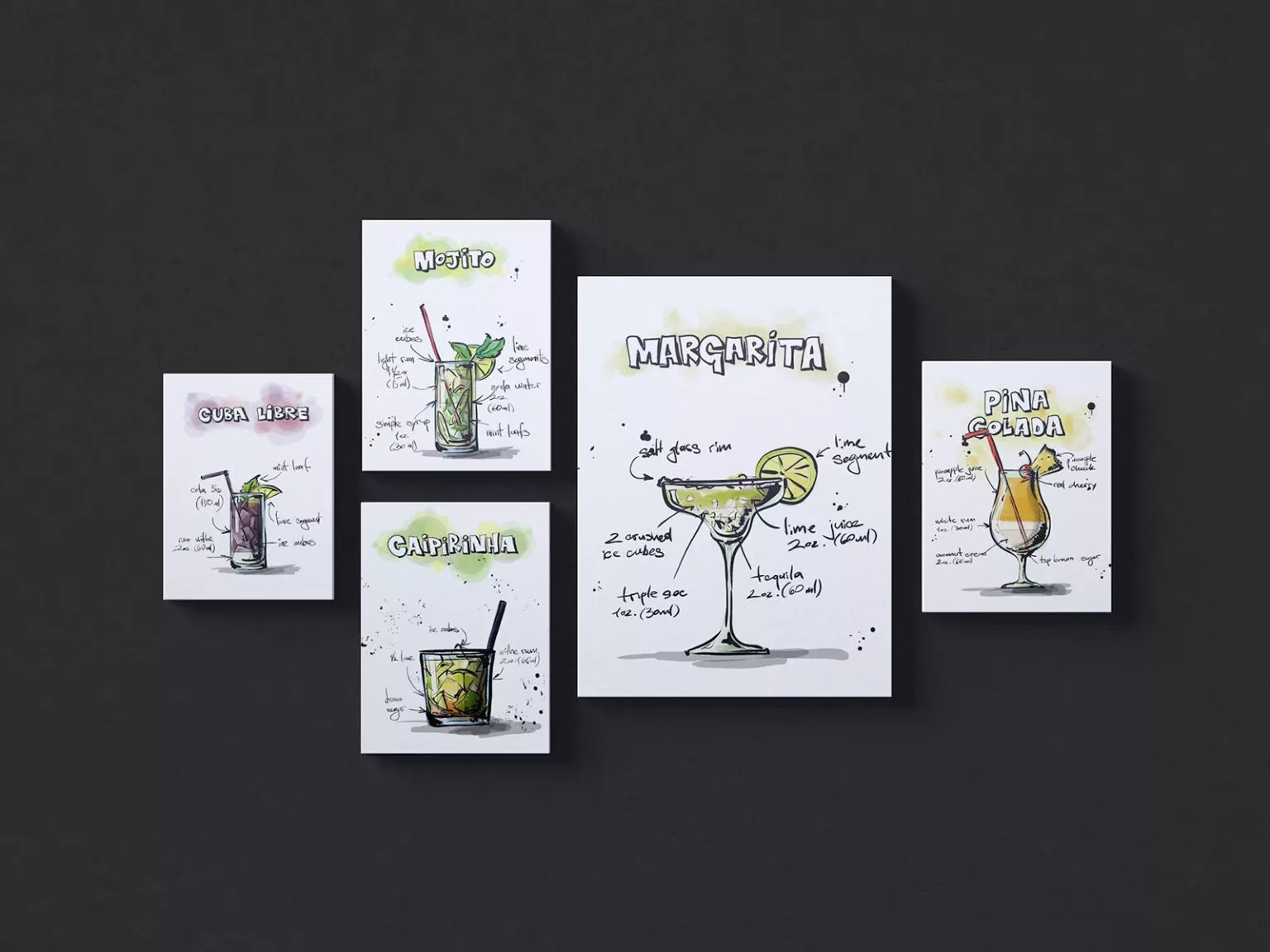 Multi-Grid Picture Frame Mockup | The Free Mockup