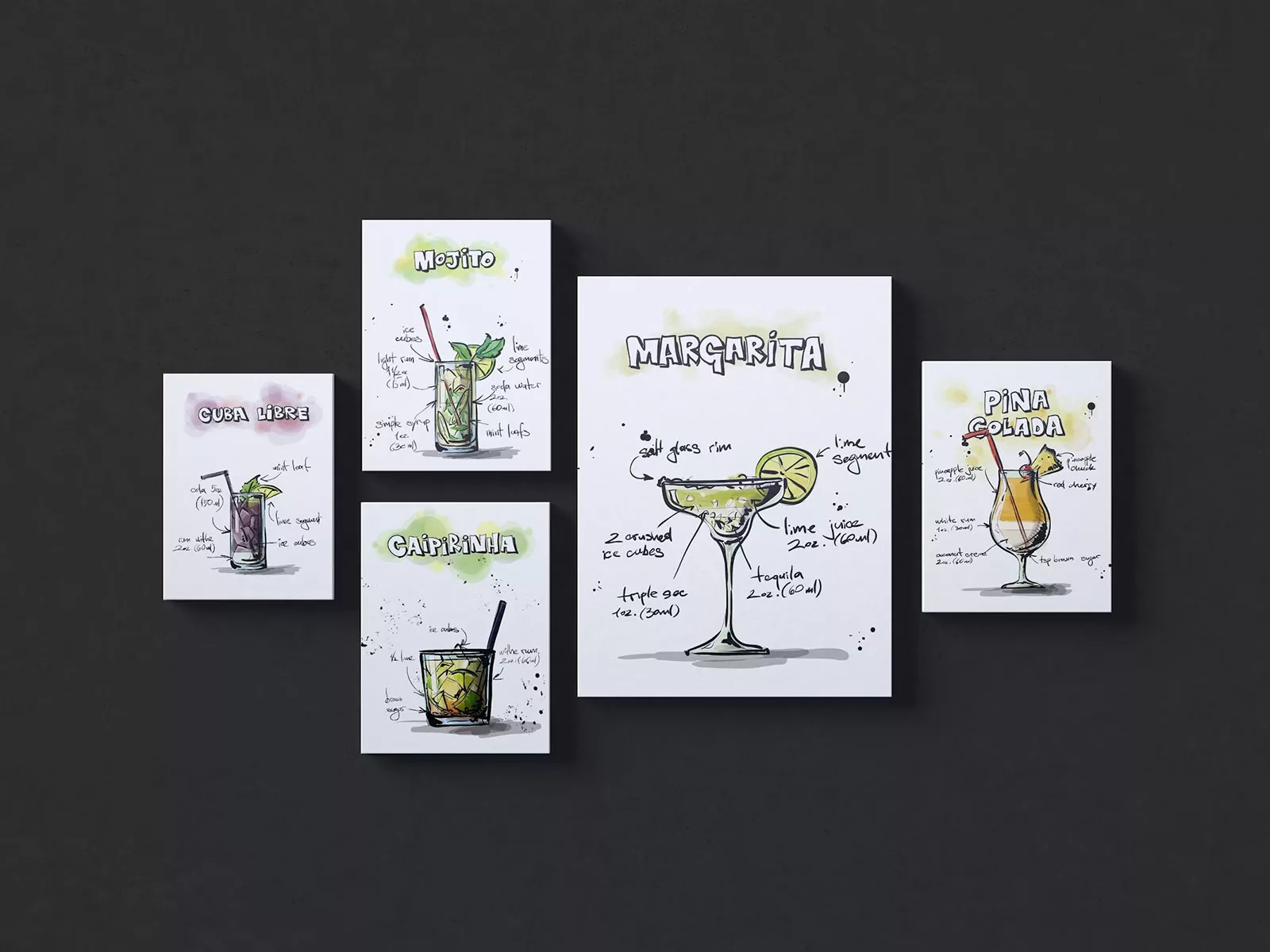 Multi-Grid Picture Frame Mockup | The Free Mockup