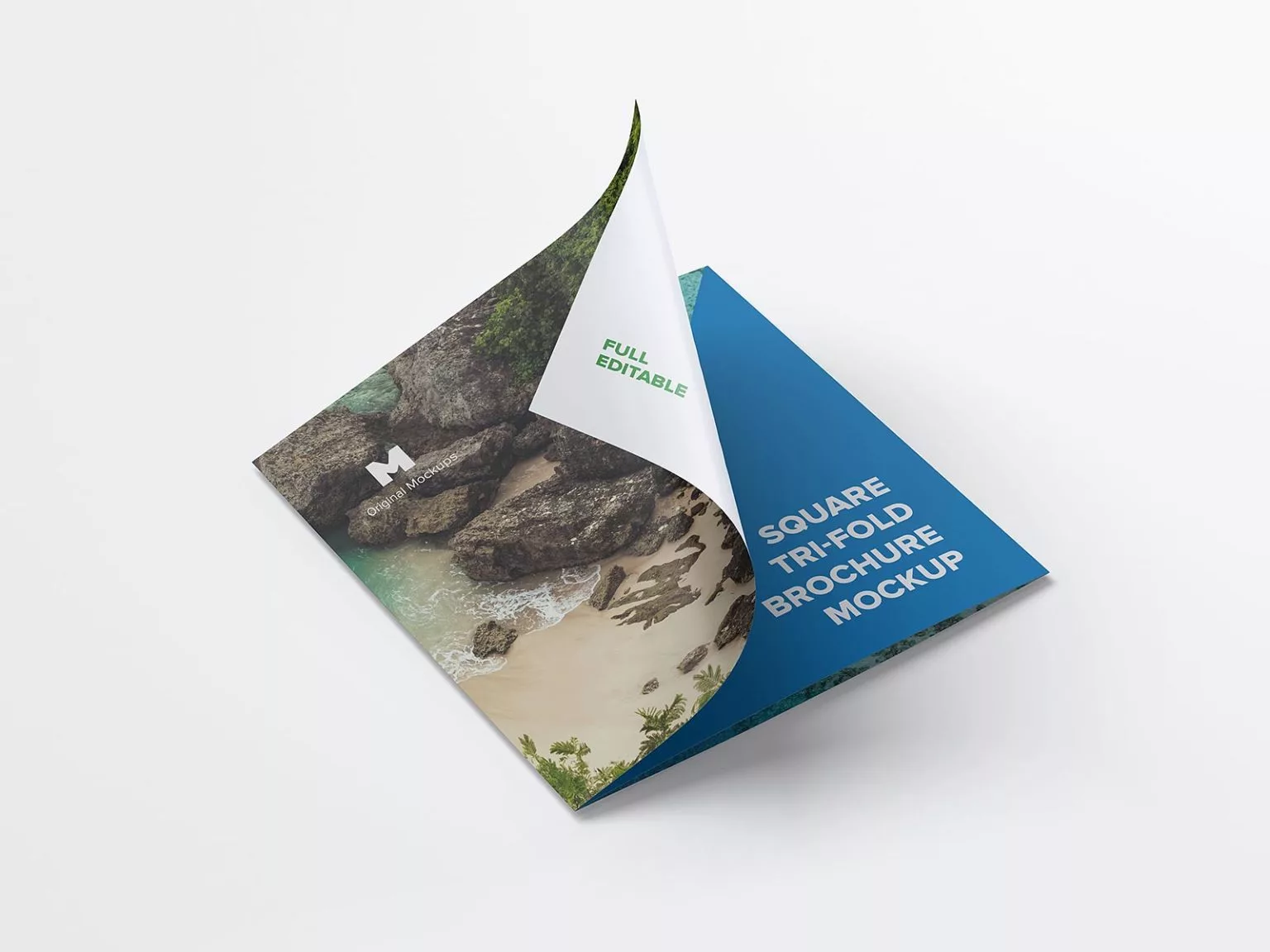 Square Brochure Mockup | The Free Mockup