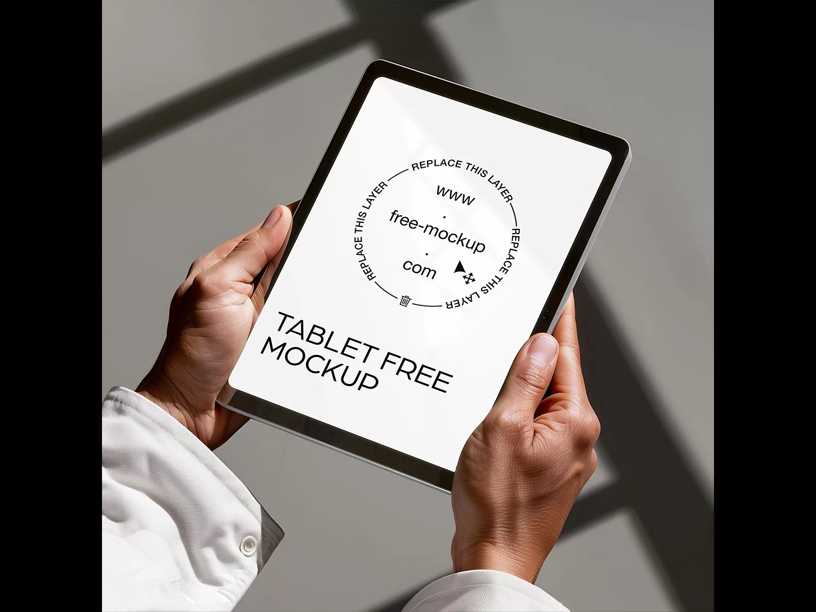 Tablet free PSD mockup (AI generated) | The Free Mockup