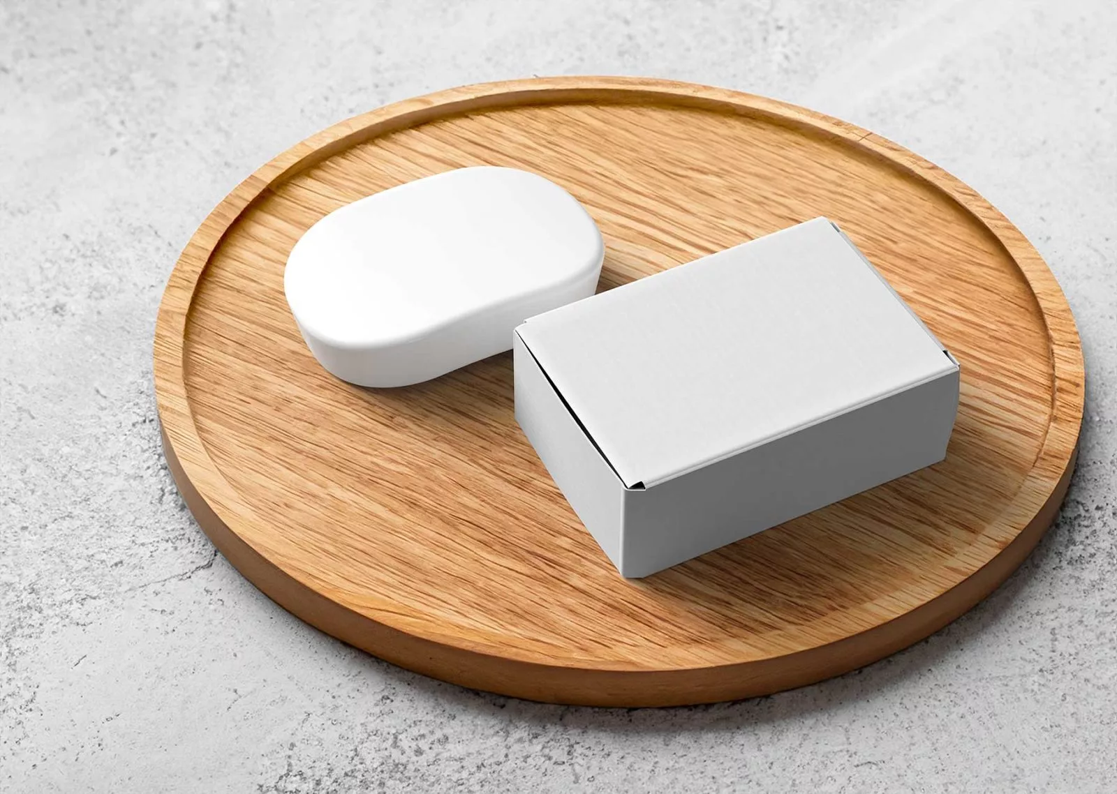Branding Box and Soap Mockup | The Free Mockup