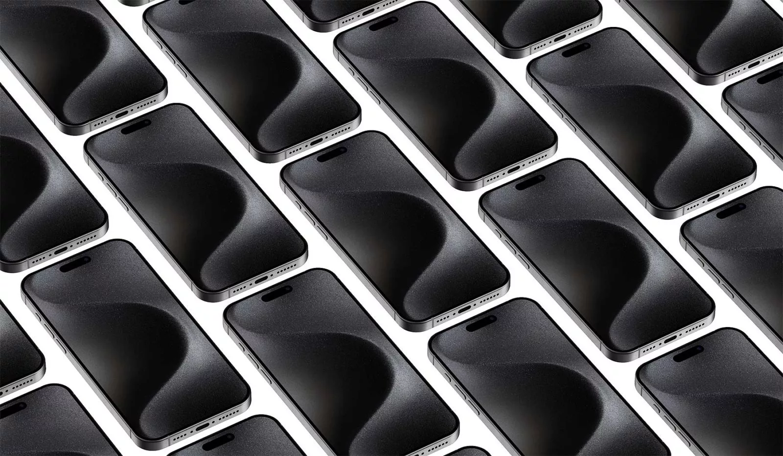 Grid iPhone 15 Pro Mockups | The Free Mockup