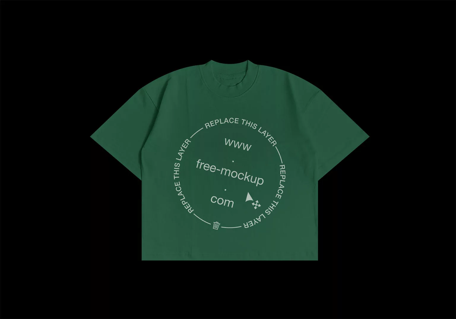 Boxy T-Shirt Mockup | The Free Mockup