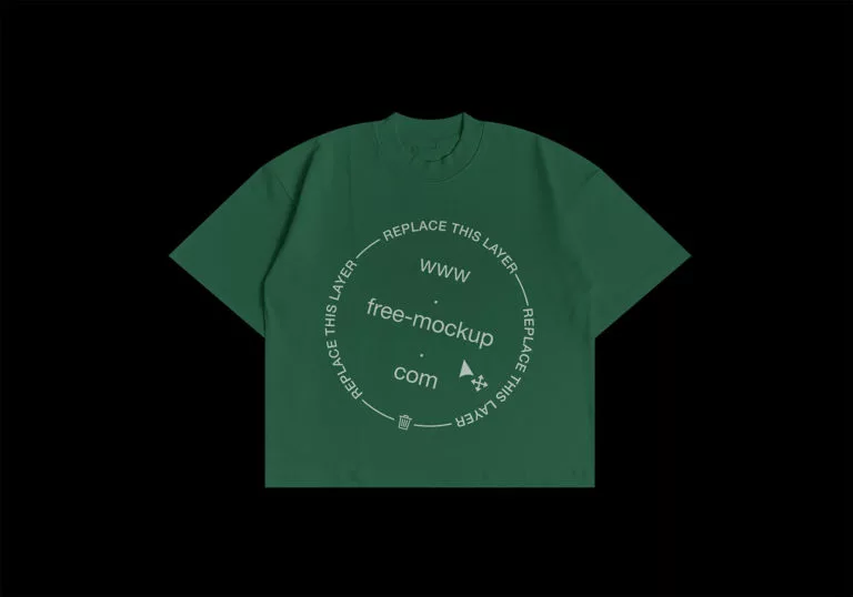 Boxy T-Shirt Mockup | The Free Mockup