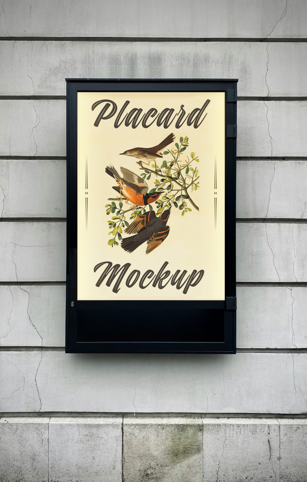 CLP Placard Mockup | Free Mockup