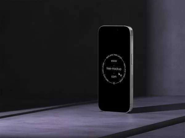 iPhone iOS App Mockup Presentation | The Free Mockup