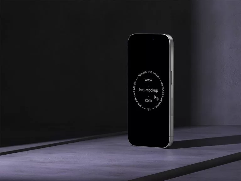 iPhone iOS App Mockup Presentation | The Free Mockup