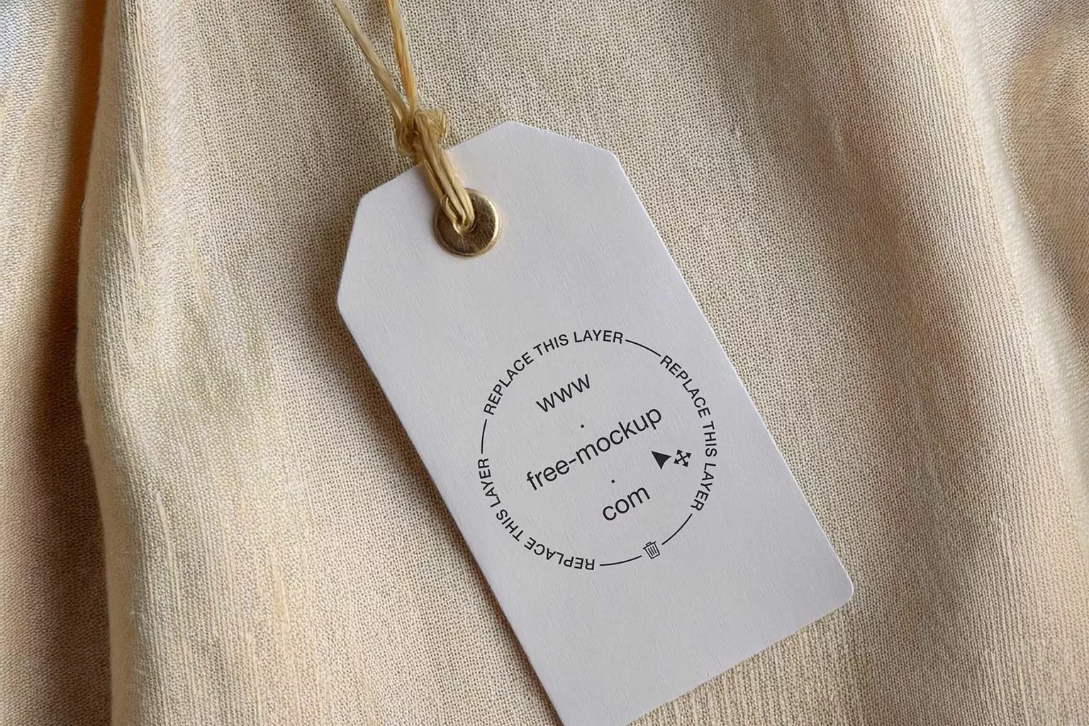 Apparel Label Tag Logo Mockup | The Free Mockup