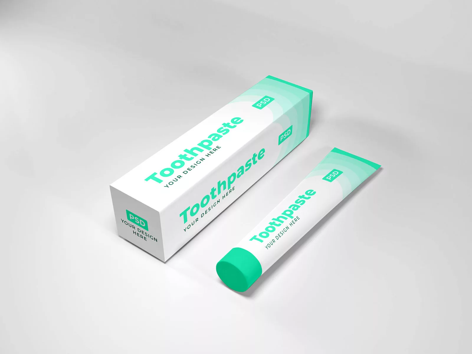 Free Toothpaste Packaging Mockup | The Free Mockup