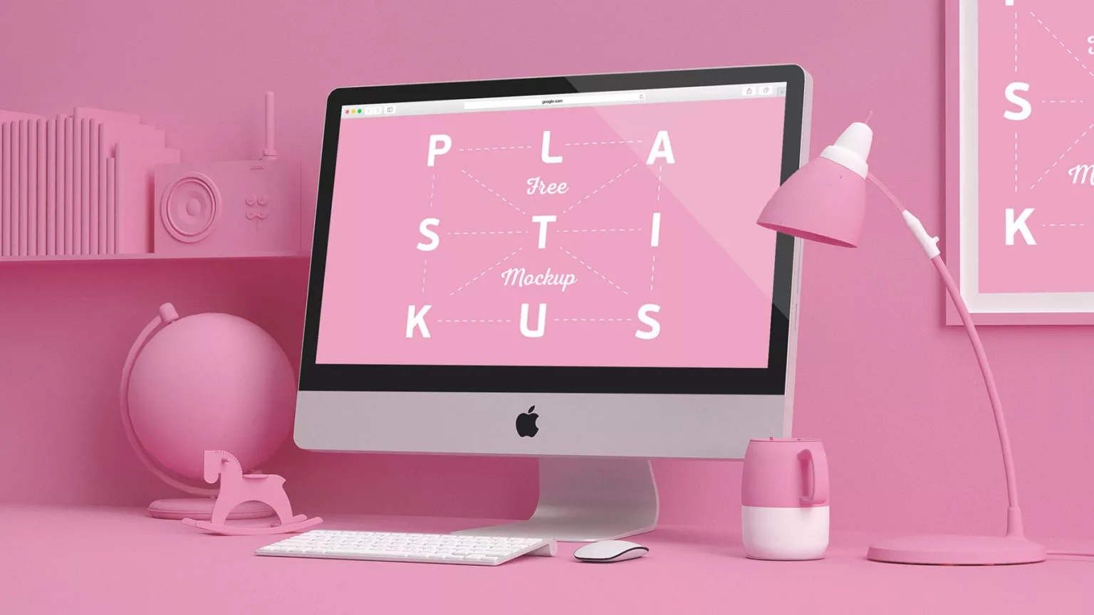 Stylized Apple Devices Mockups | The Free Mockup