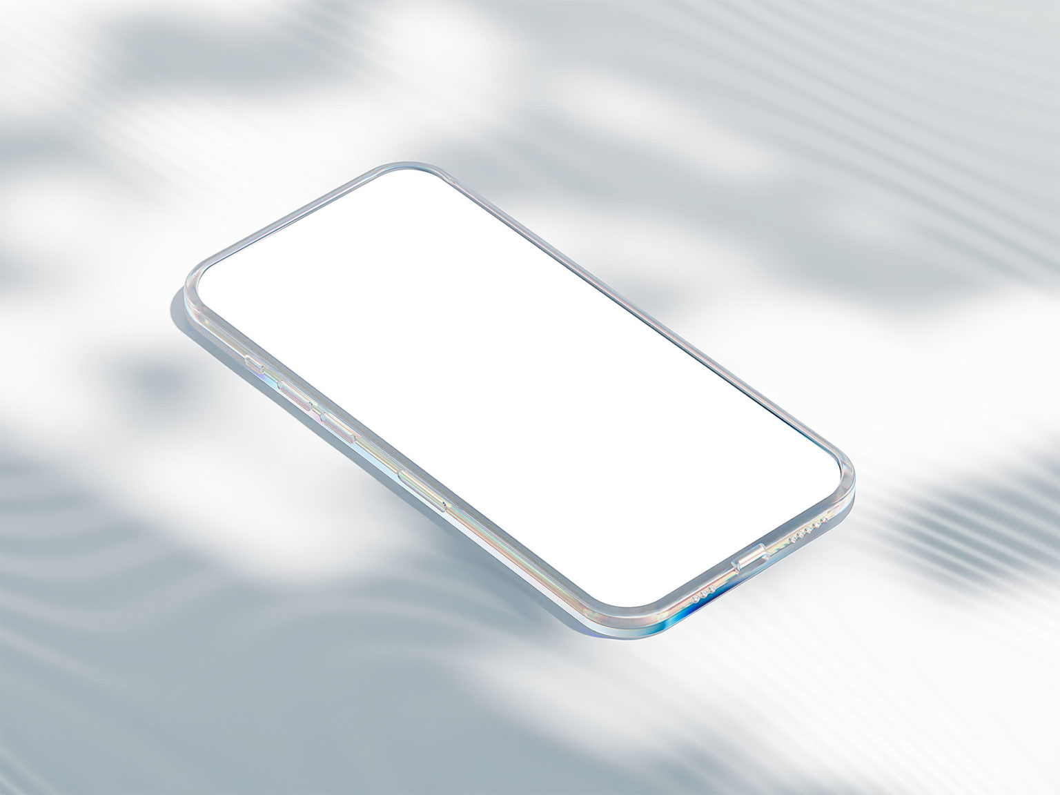 Stylized Glass Phone Mockup (PSD & Figma) | Free Mockup