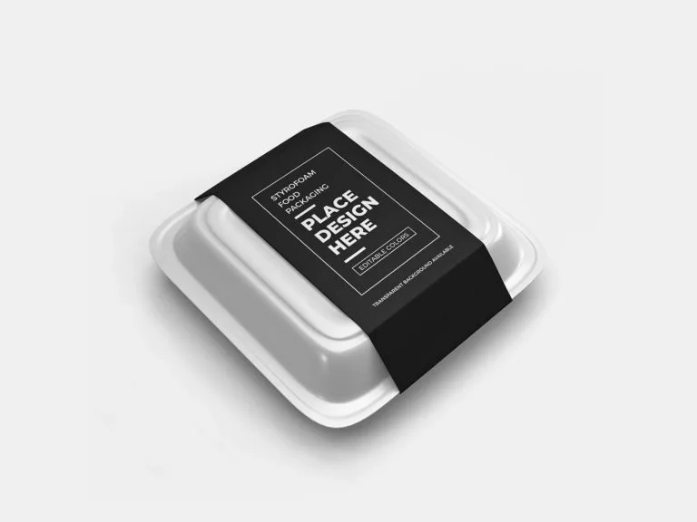 Food Box Packaging Mockup | The Free Mockup