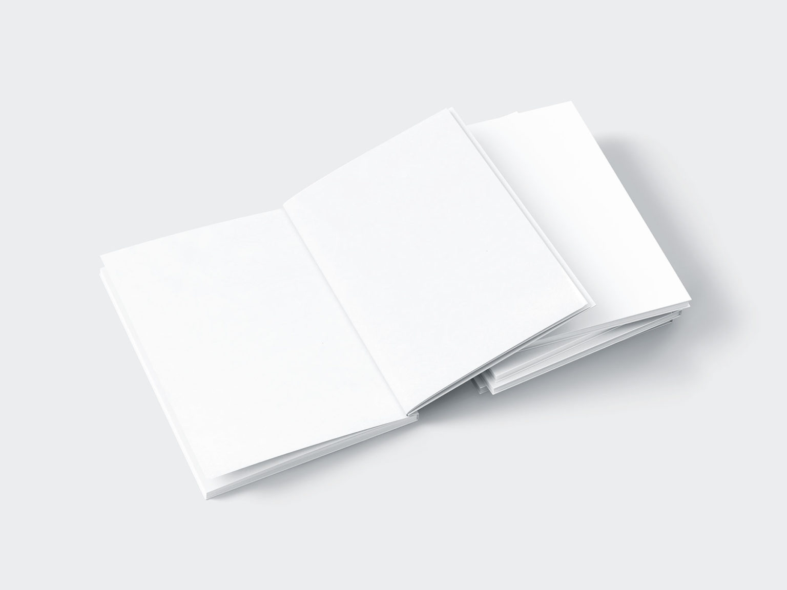 Inner Pages and Cover Book Mockups | Free Mockup